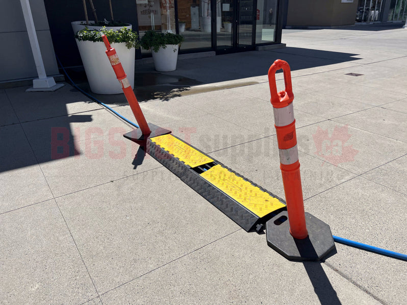 3-Channel 2.5" Slots Rubber 3Ft Ramp Hose & Cable Bridge – Big Shot ...