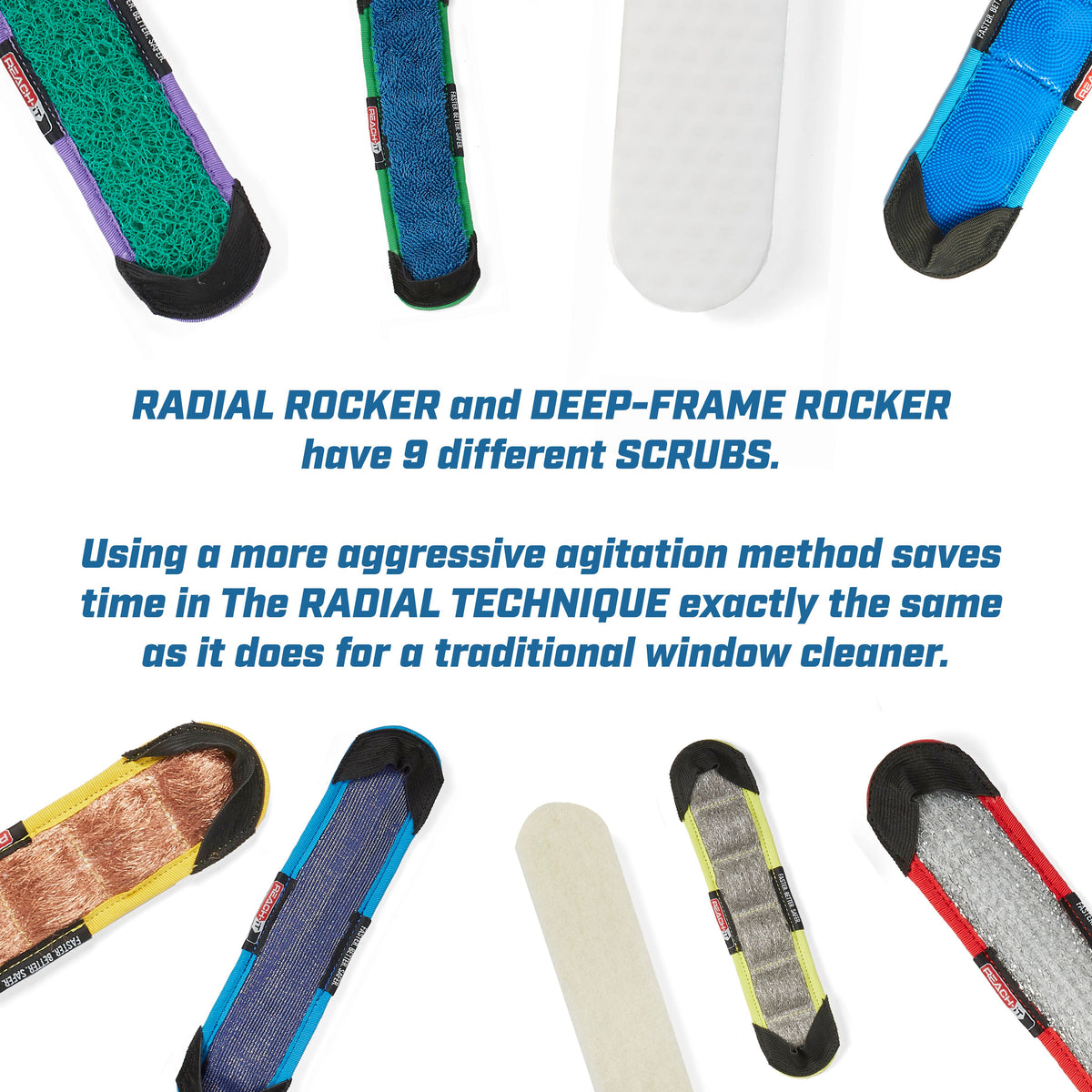 SCRUBS : for ROCKER, SOLAR, ULTRA-LITE & DEEP-FRAME – Big Shot Supplies