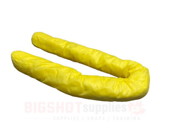 Hazmat Absorbent Boom/Socks Yellow 3" X 4' Long – Big Shot Supplies